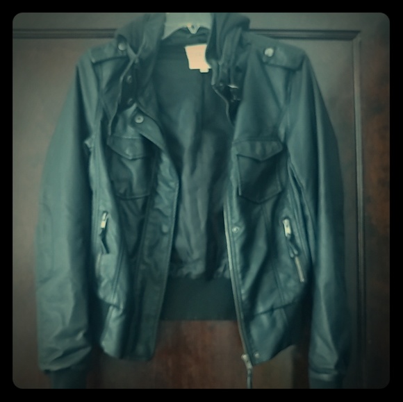 Hem & Thread | Jackets & Coats | Hem And Thread Vegan Leather Jacket ...